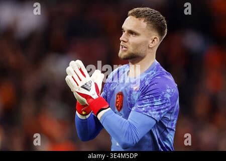 AMSTERDAM - Netherlands goalkeeper Bart Verbruggen during the friendly ...