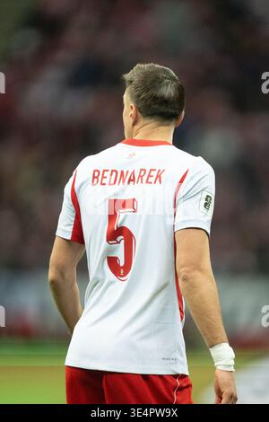 Jan Bednarek of Poland seen during the friendly match between Poland ...