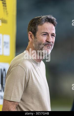 Panama head coach Thomas Christiansen speaks during a press conference ...