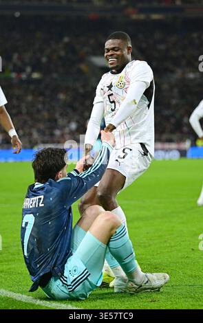 left to right: Kai Havertz (Germany), Wilfried Singo Toronto, June 20 ...
