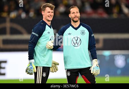 from left: goalkeeper Oliver Baumann (Germany), Kalu Nmecha (father of ...