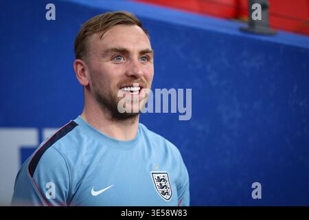 London, England, 31st March 2026. Nico OÕReilly of England gets away ...
