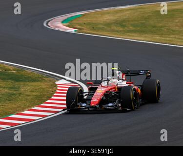 Ferrari driver Lewis Hamilton during sprint qualifying ahead of the ...