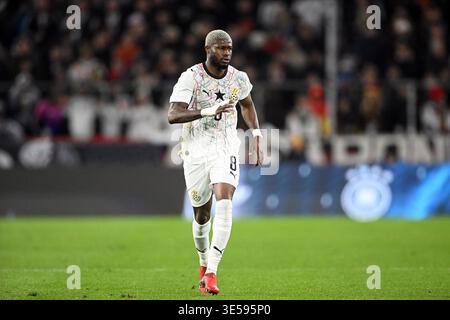 Kwasi Sibo of Ghana in action during the training session before the ...