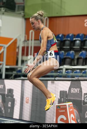 Keely Hodgkinson of Great Britain before the Women's 400m Final during ...