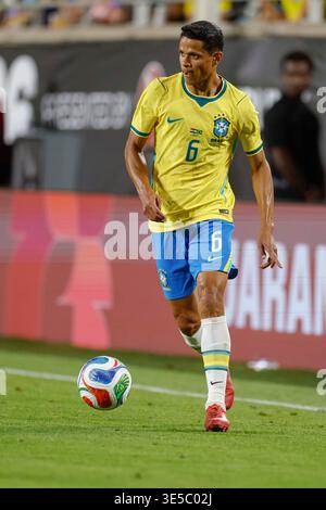 Douglas of Brazil on the ball during the FIFA World Cup 2026 Group C ...