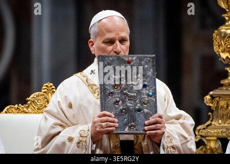 Pope Leo XIV celebrates Chrism Mass on Holy Thursday in St. Peter's ...