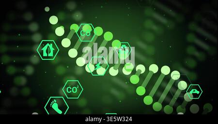 An abstract composition with diagonal stripes displaying a vibrant ...
