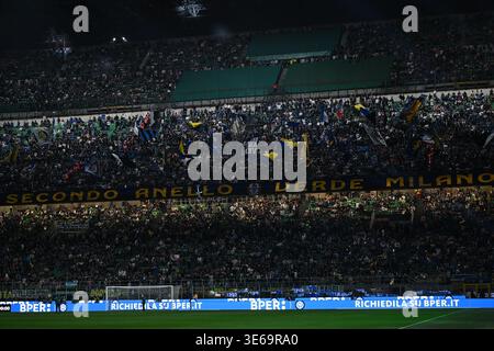Team of FC Internazionale and Team of AS Roma during the Italian ...