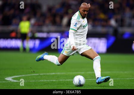 Milano, Italy. 05th, April 2026. Marcus Thuram (9) of Inter scores for ...