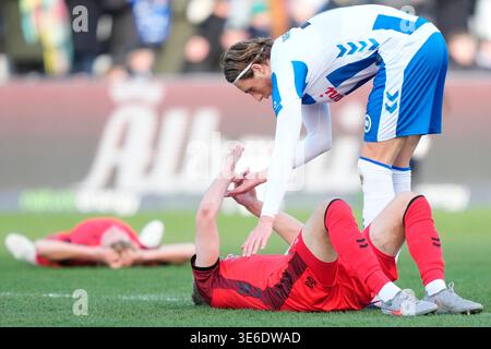 Odense, Denmark. 06th, April 2026. Leeroy Owusu (20) of Odense BK seen ...