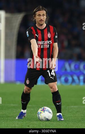 Naples, Italy. 6 Apr, 2026. Luka Modric of AC Milan during the Serie A ...
