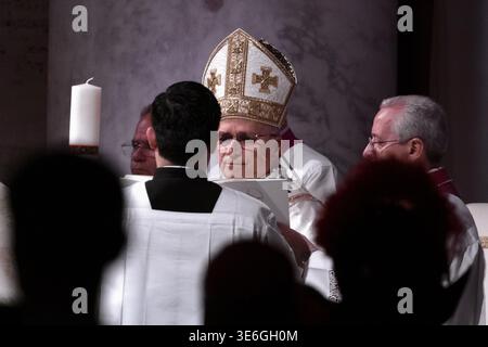 Pope Leo XIV presides over the Easter Vigil Mass in St. Peter's ...