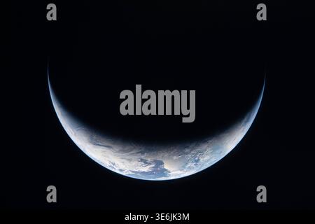 Crew Illuminated in Orion Spacecraft, Artemis II Mission, April 2026 ...