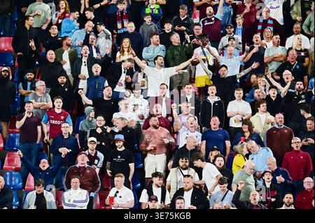 villa fans during Bologna FC vs Aston Villa FC, Football Europa League ...