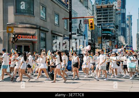 Toronto, Canada - June 29, 2025: Sunlight and shadows dance over ...