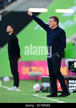Trainer [coach] Dieter Hecking (Wolfsburg) Hamburg, May 16, 2026 ...