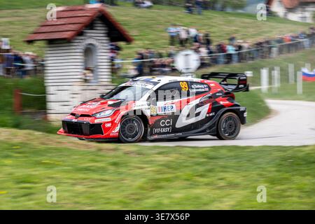 SOLBERG Oliver, EDMONDSON Elliott, Toyota GR Yaris Rally1, portrait ...