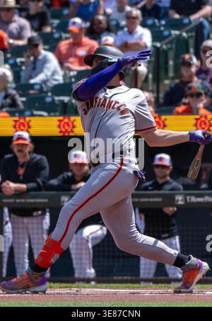 San Francisco Giants shortstop Willy Adames (2) in the fourth inning of ...