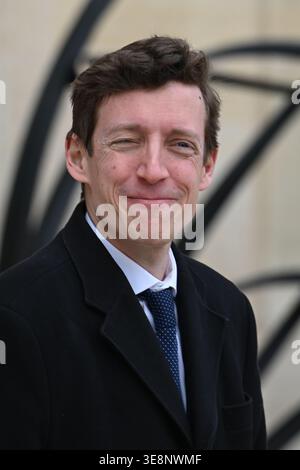 French Minister of Education Edouard Geffray poses for pictures ahead ...