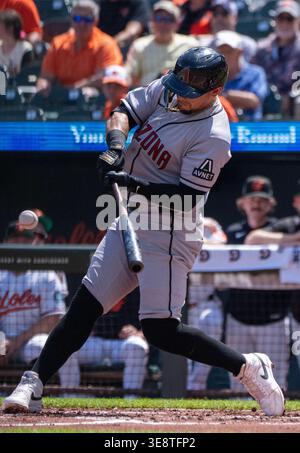 Arizona Diamondbacks shortstop Geraldo Perdomo (2) and Minnesota Twins ...