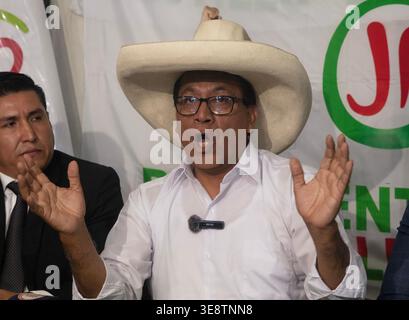 Roberto Sanchez, presidential candidate of Together for Peru party ...