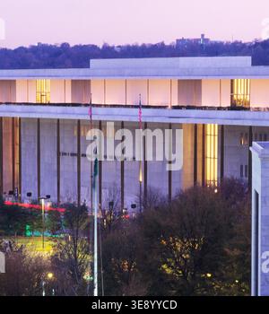 The John F. Kennedy Center for Performing Arts is seen in Washington ...