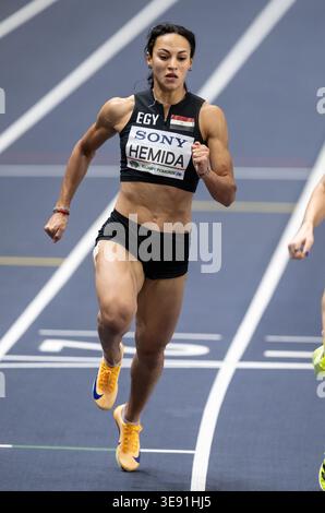 Bassant Hemida of Egypt and Lieke Klaver of the Netherlands during the ...