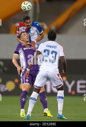 Jaydee Canvot of Crystal Palace FC in action during the UEFA Conference ...