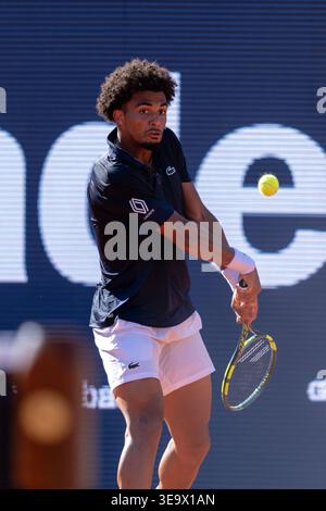 Barcelona, Spain. 19th Apr, 2026. Marcos Mendes professional soccer ...