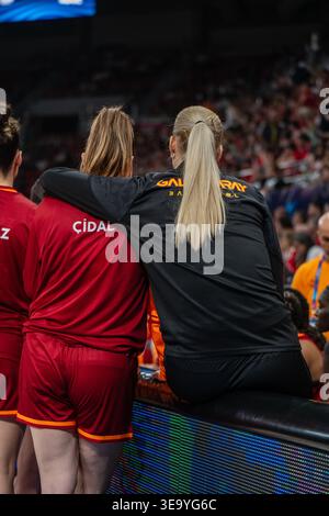 Zaragoza, Spain. 19 April 2026. EuroLeague Women Final Six 2026 Final ...