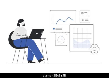 startup dashboard analytics Stock Vector Image & Art - Alamy
