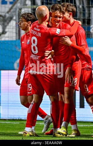 2:1 Goal, celebration, from left: goal scorer Deniz Undav, Joshua ...