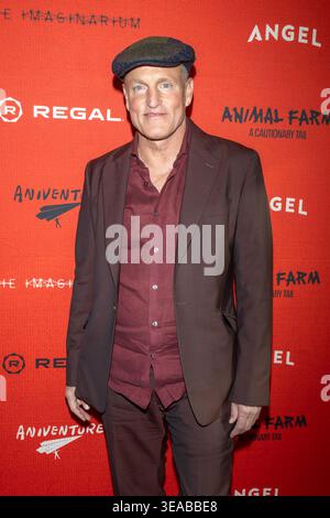 Woody Harrelson attends the "Animal Farm" New York Premiere at Regal ...