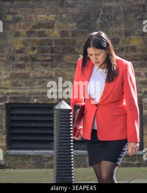 Culture Secretary Lisa Nandy arriving for a Cabinet meeting in Downing ...