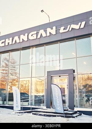 Perm, Russia - March 05, 2026: Changan UNI-K showcased in a clean ...