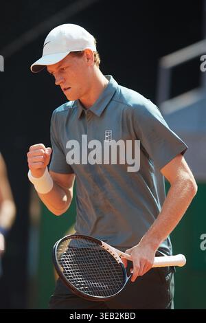Italian tennis player Jannik Sinner during the press conference for the ...