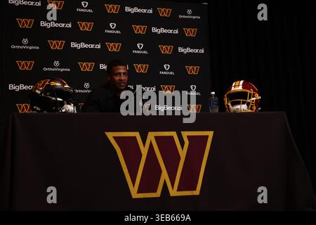 Washington Commanders linebacker Sonny Styles walks to the field before ...