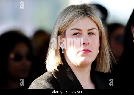 Victorian Opposition Leader Jess Wilson speaks to media during a press ...