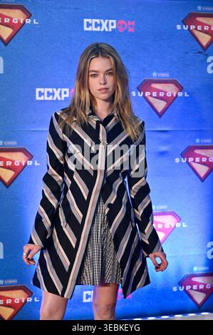 Milly Alcock during a photocall for Supergirl at Village Underground in ...