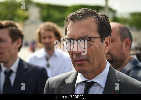 French Minister of Labour and Solidarities Jean-Pierre Farandou leaves ...