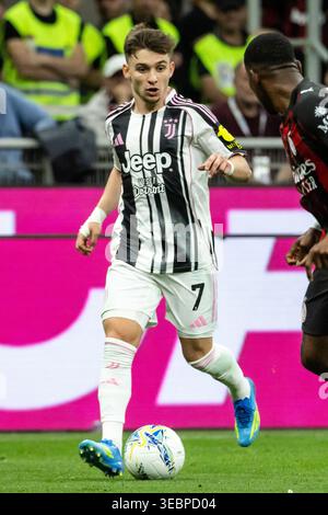 Francisco Conceicao of Juventus FC in action during the Serie A ...