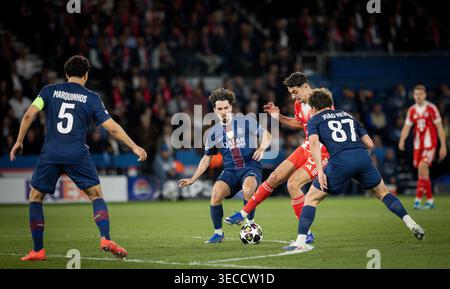 Vitinha of Paris Saint-Germain FC in action during the UEFA Champions ...