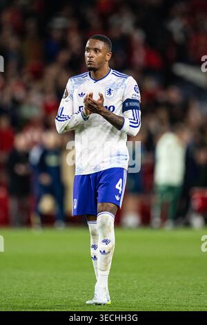 Ezri Konsa of England applauds their fans after during the FIFA World ...