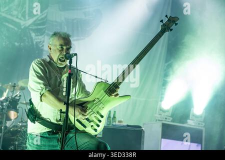 April 07, 2026: Jeff Walker performs with Carcass at Alcatraz in Milan ...
