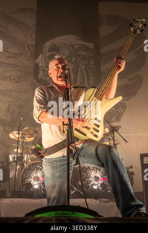 April 07, 2026: Bill Steer performs with Carcass at Alcatraz in Milan ...