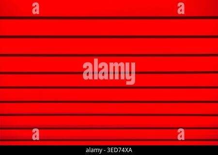 An abstract minimalist composition of a red textured concrete terrace ...