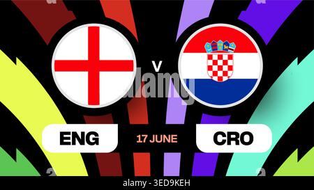 England versus Croatia Football 2026 Tournament Group Stage Match ...