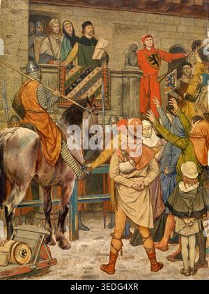 Bruges Receives its City Charter from Philip of Alsace (1890) by ...