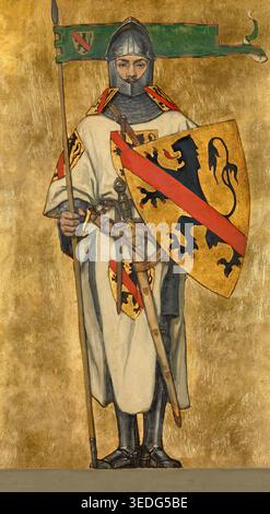Judith Wife of Baldwin I of Flanders (1889) by Albrecht De Vriendt ...